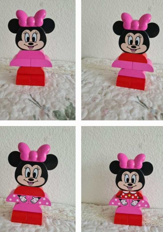 Duplo Minnie Maus 7 Teile, variabel zusammensteckbar (Gebraucht) in ...