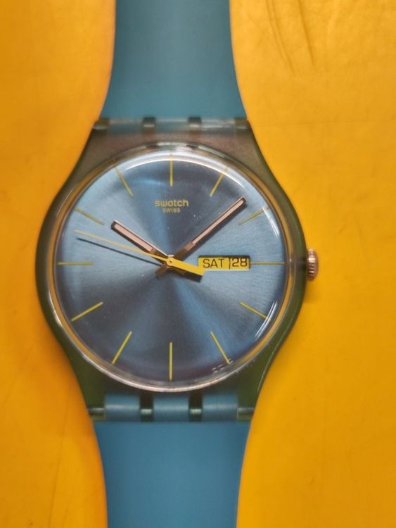 SWATCH, NEW GENT COLOURED TURQUOISE REBEL | Kaufen auf Ricardo