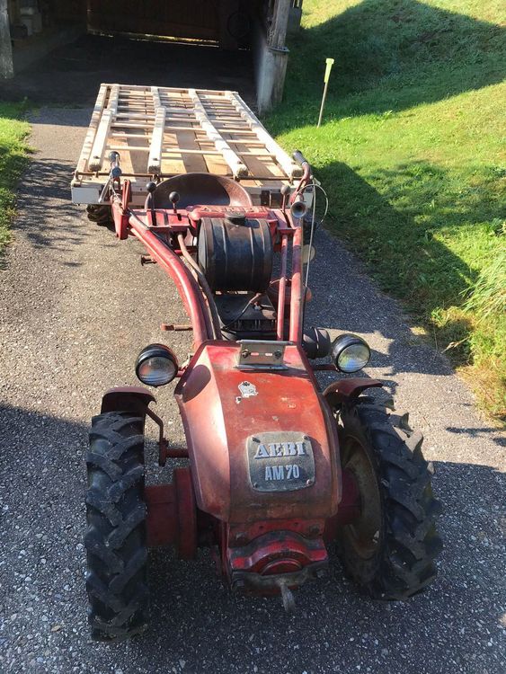 Aebi AM 70 mit Triebachsanhänger (Defekt) in Mirchel für CHF 940 – nur Abholung auf Ricardo kaufen