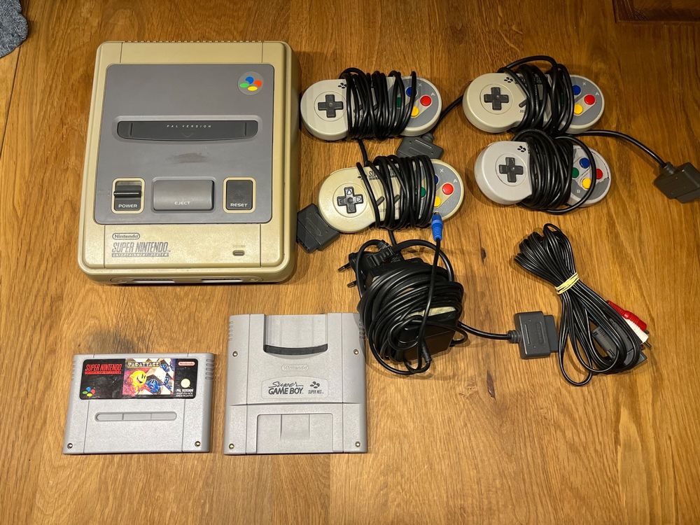 SNES + 4 Controller Pac-Man Gameboy Super Nintendo (Gebraucht) in Basel ...