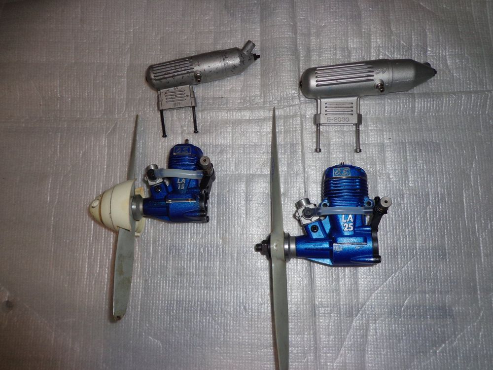 2x Modellmotoren OS MAX 15LA und 25LA | Acheter sur Ricardo