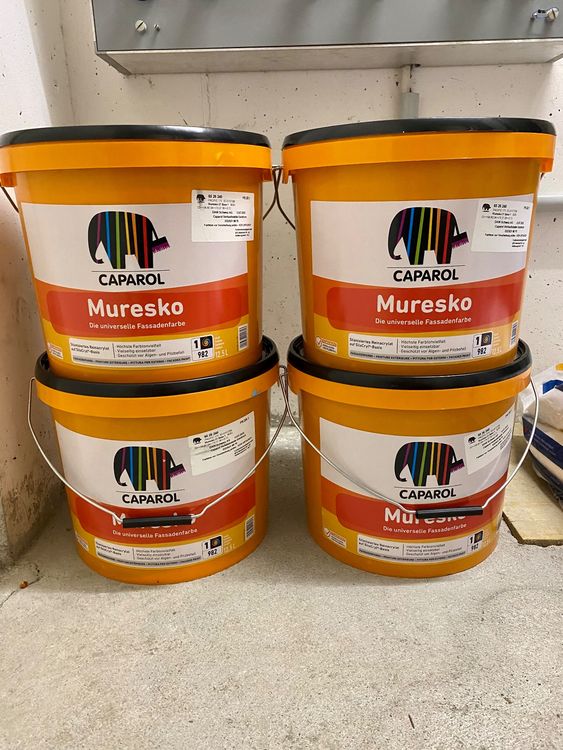 CAPAROL PACIFIC 175 FASSADENFARBE 3X 12.5L (Neu und originalverpackt ...