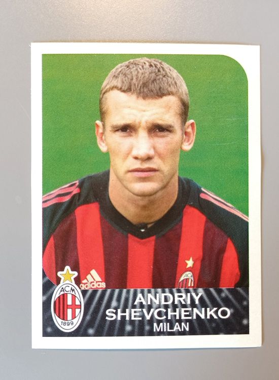 Panini ANDRIY SHEVCHENKO AC Milan Calciatori 2002 Sticker (Neu (gemäss ...
