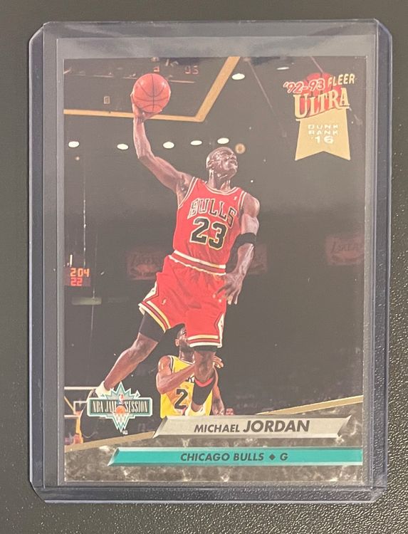 NBA Michael Jordan 1992-93 Ultra Jam Session Card (Neu (gemäss ...