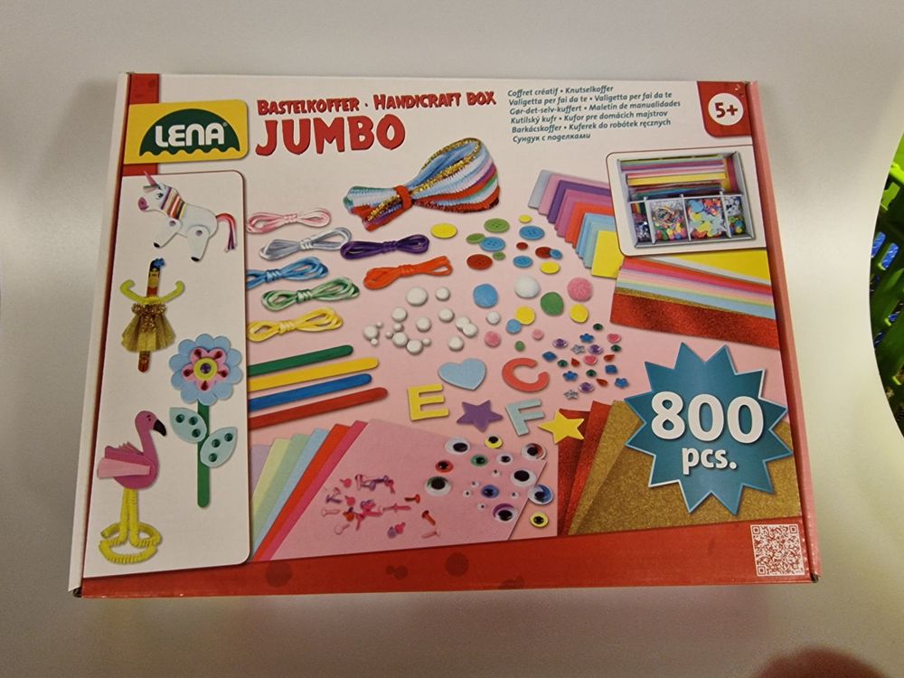Lena Bastelkoffer Jumbo 800 Teile, Neu (Neu und originalverpackt) in ...