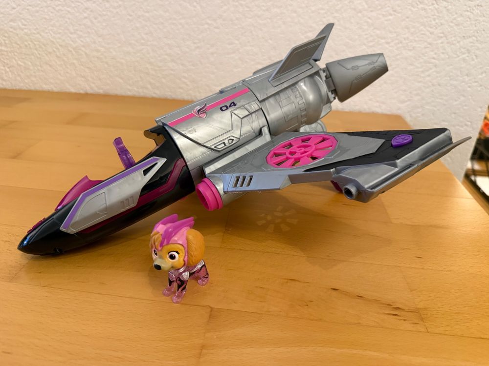Paw Patrol Mighty Movie Jet mit Licht und Sound (Gebraucht) in ...