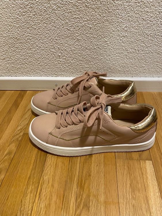 Sneakers ONLY Gr. 36 rosa/gold/weiss | Kaufen auf Ricardo
