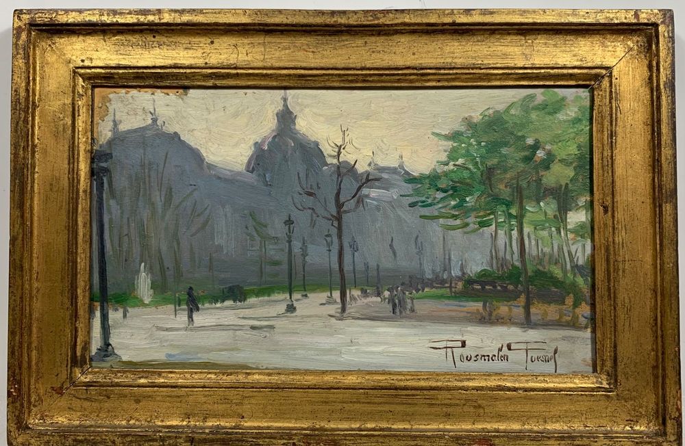 Gemälde mit faszinierendem Sujet unleserlich Signiert | Kaufen auf Ricardo