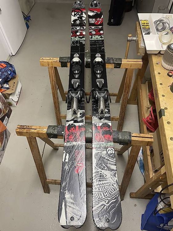 K2 Sidestash Rolling Stones inkl Rossignol Bindung (Gebraucht) in ...