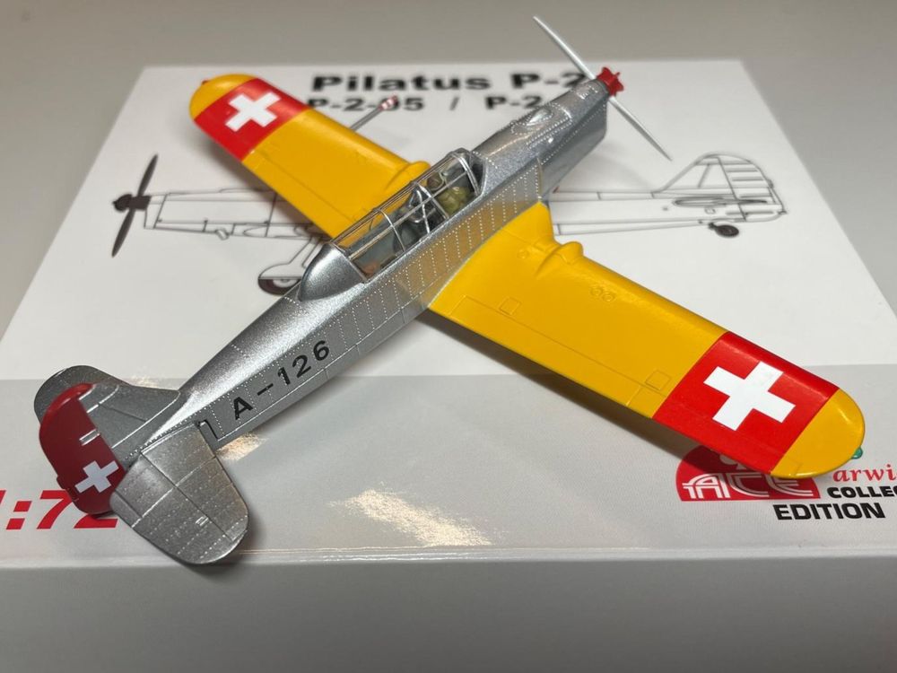 Pilatus P-2 Schweizer Luftwaffe A-126 1949 Metall 1/72 (Neu und originalverpackt) in Hochfelden ...