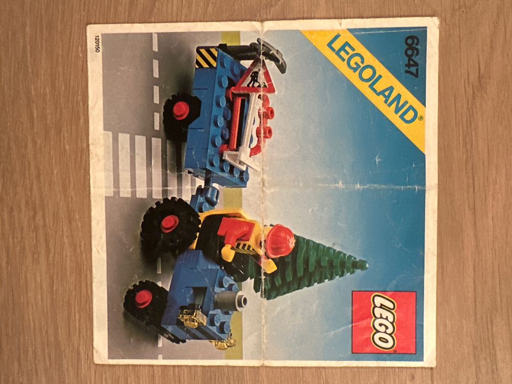 Lego 6647 Anleitung von 1980 - ohne Legosteine | Kaufen auf Ricardo