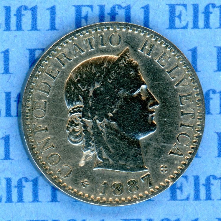 CHF___0.20 1887 s+ 20 Rappen (Gebraucht) in Widnau für CHF 6 – mit Lieferung auf Ricardo kaufen