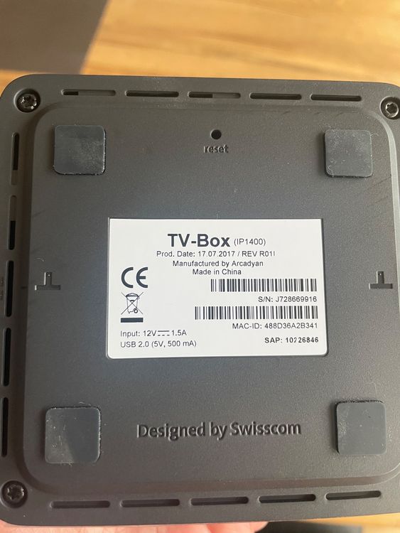 Swisscom TV Box (UHD) (Gebraucht) in Zürich für CHF 1 – mit Lieferung ...