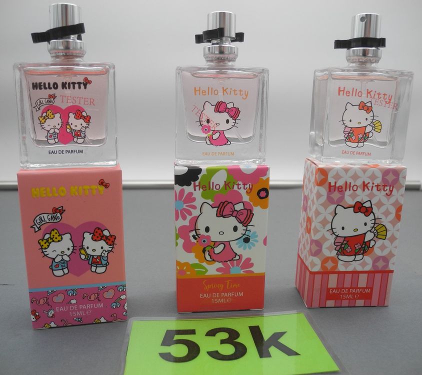 3 x Hello Kitty Eau de Parfum, Nr. 53k (Neu und originalverpackt) in ...