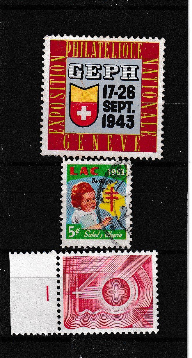 3x Vignettes avec divers sujets (D'occasion) à La Chaux-de-Fonds pour ...