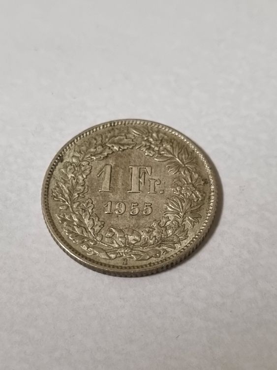 1 Franken 1955 - sehr selten Auflage: nur 194'000 Stück | Kaufen auf Ricardo