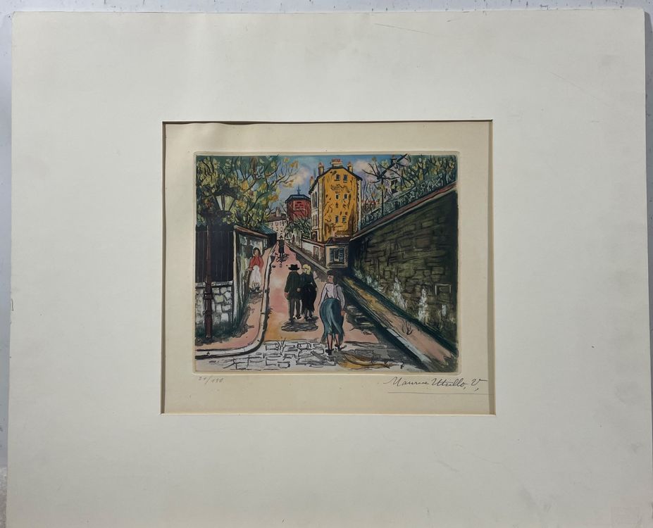 Maurice Utrillo (1883-1955) Radierung Handsigniert (Gebraucht) in Root für CHF 324 – mit ...