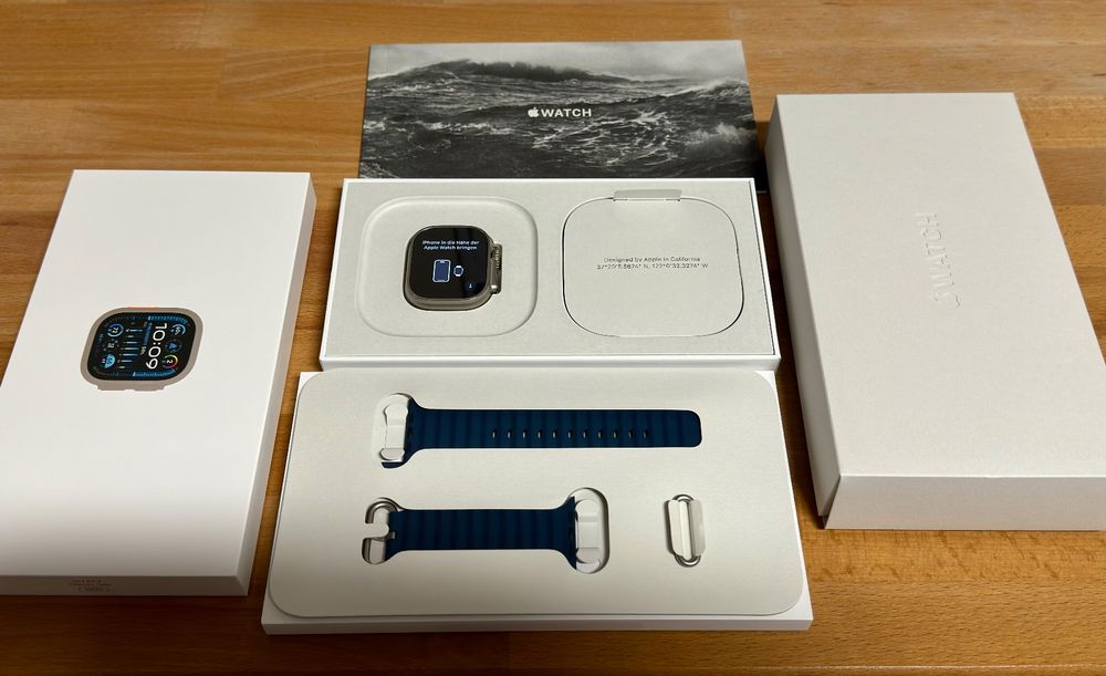Apple Watch Ultra 2 Blue ocean Band zu verkaufen (Neu (gemäss ...