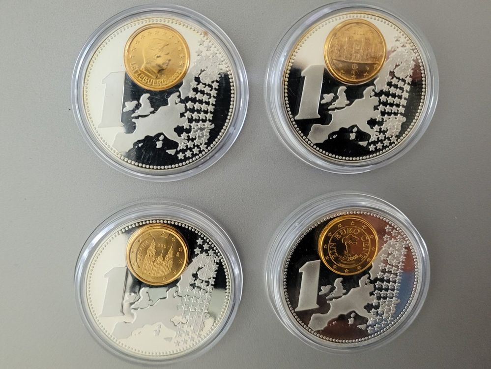Euro Collection mit 4x Medaillen Das Geld Europas (Neu (gemäss ...