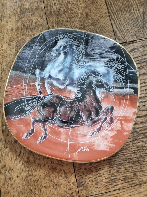 Assiette Rosenthal "Chevaux" série limitée signée, Hans Ern (Gebraucht) in Fribourg für CHF 13 ...