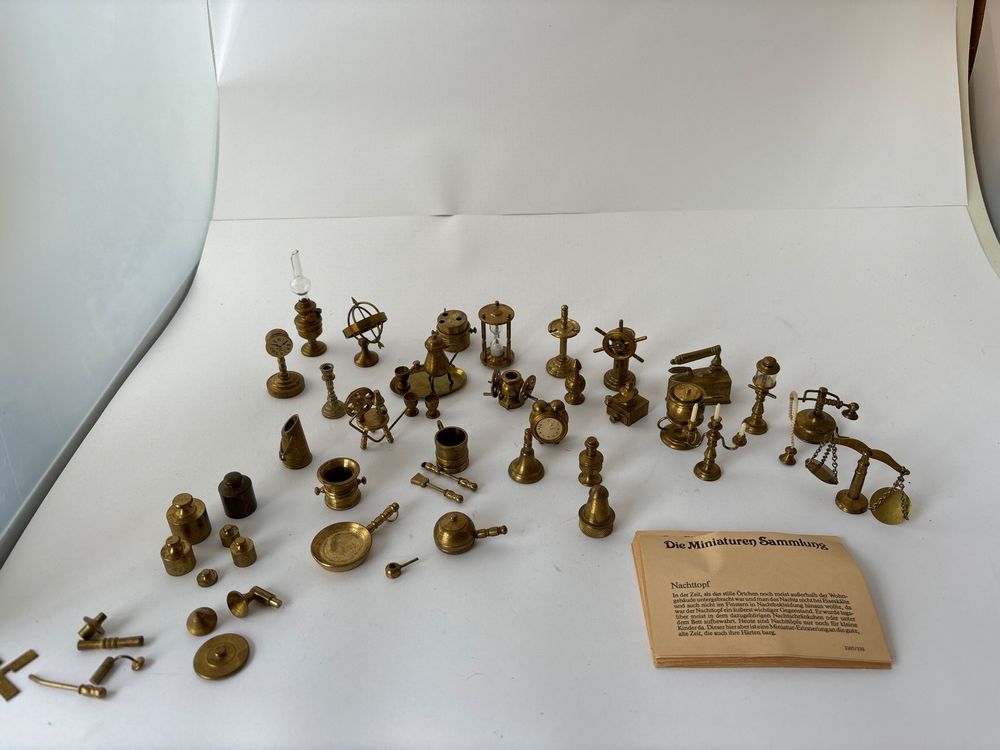 Die Miniaturen Sammlung ca. 40 Messing Miniaturen Vintage (Gebraucht ...