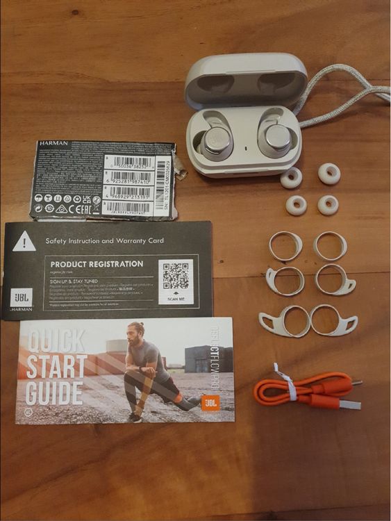 JBL BY HARMAN Reflect Flow Pro (In-Ear, ANC, Weiss) (Gebraucht) in ...