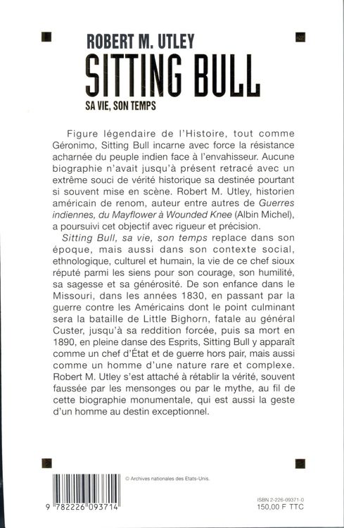Robert M. Utley: Sitting Bull - sa vie, son temps | Kaufen auf Ricardo