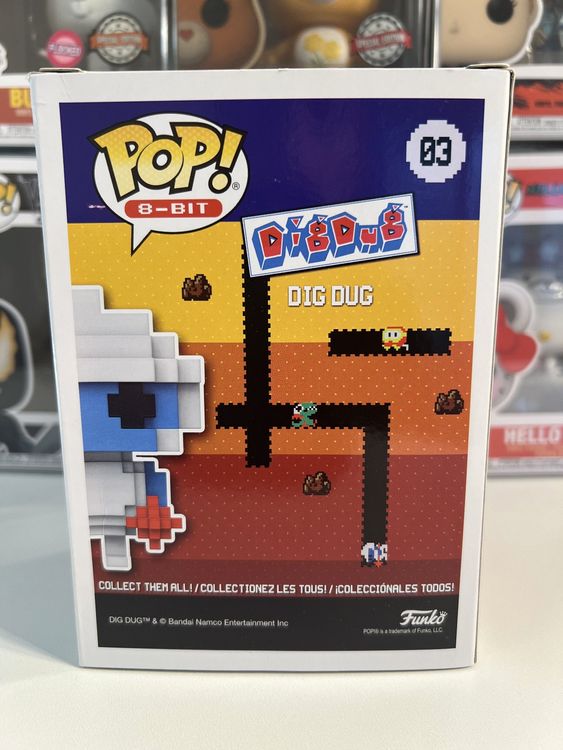 Funko POP 8-BIT Dig Dug Edition Limitée Fall Convention 2017 (Neu und ...