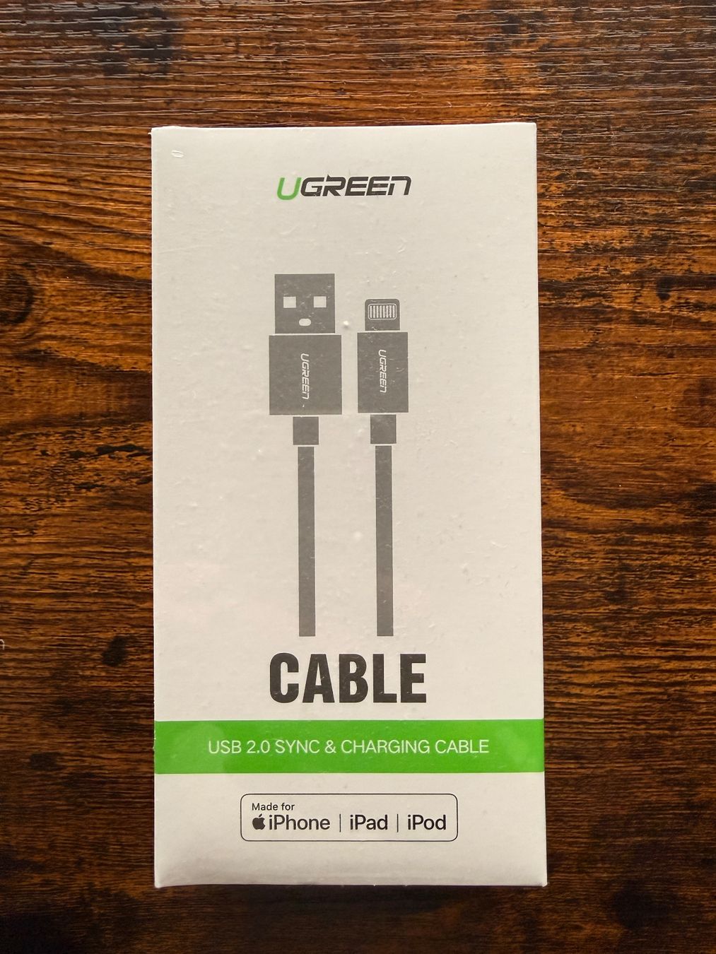 NEU! Ugreen Kabel Lightning to USB 2M Weiss (Neu und originalverpackt ...