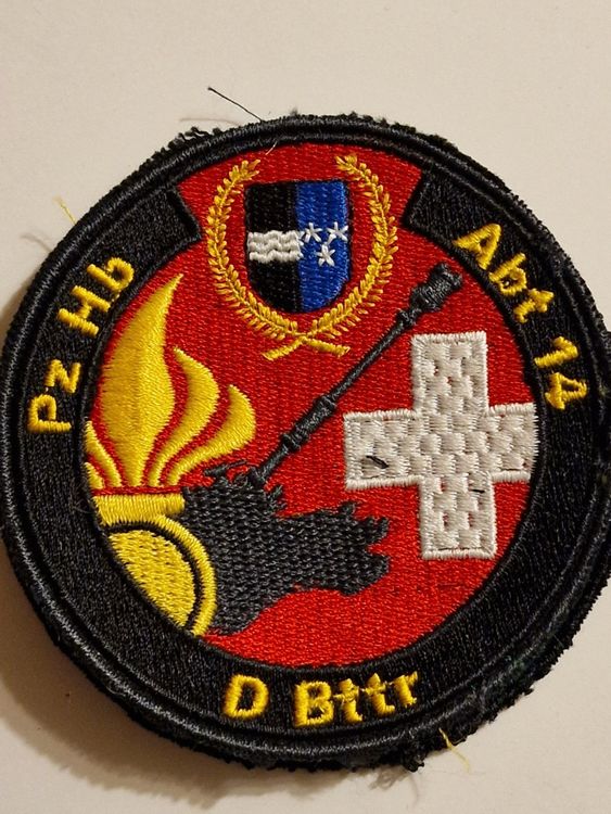 Artillerie Badge Panzer Hb Abt 14 D BTTR (Gebraucht) in Nyon für CHF 6 ...