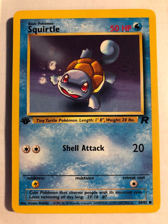 Squirtle 1st Team Rocket - MINT - ab 1.- (Gebraucht) in Giubiasco für CHF 14 – mit Lieferung auf ...