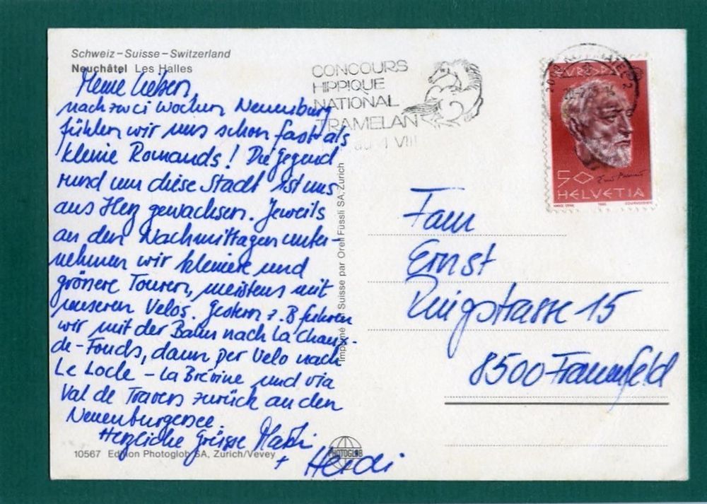 Neuchâtel, Les Halles, 1985 (Gebraucht) in Sargans für CHF 1 – mit Lieferung auf Ricardo kaufen