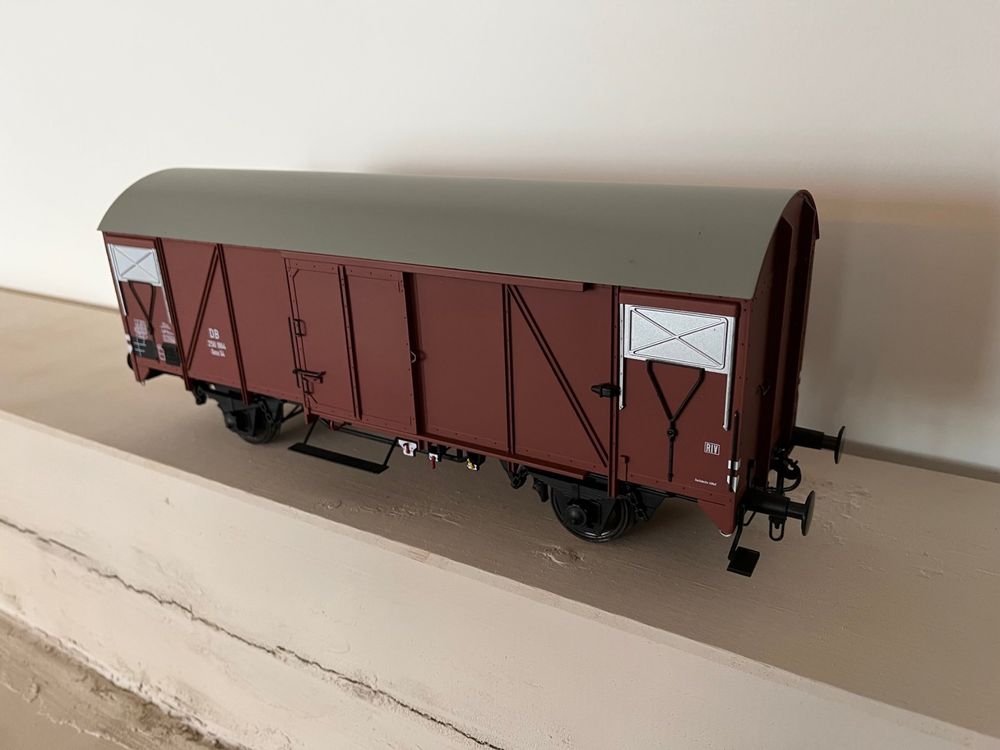 Spur 1 MBW 54101 DB gedeckter Güterwagen Gms 54 (Neu und ...