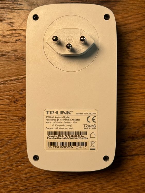 TP-Link AV1200 Powerline 4x Adapter, Top Zustand! (Gebraucht) in Basel ...