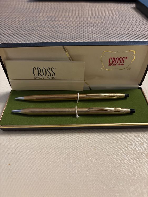 Set Stylos Cross plaqué or Vintage (D'occasion) à Sâles (Gruyère) pour ...