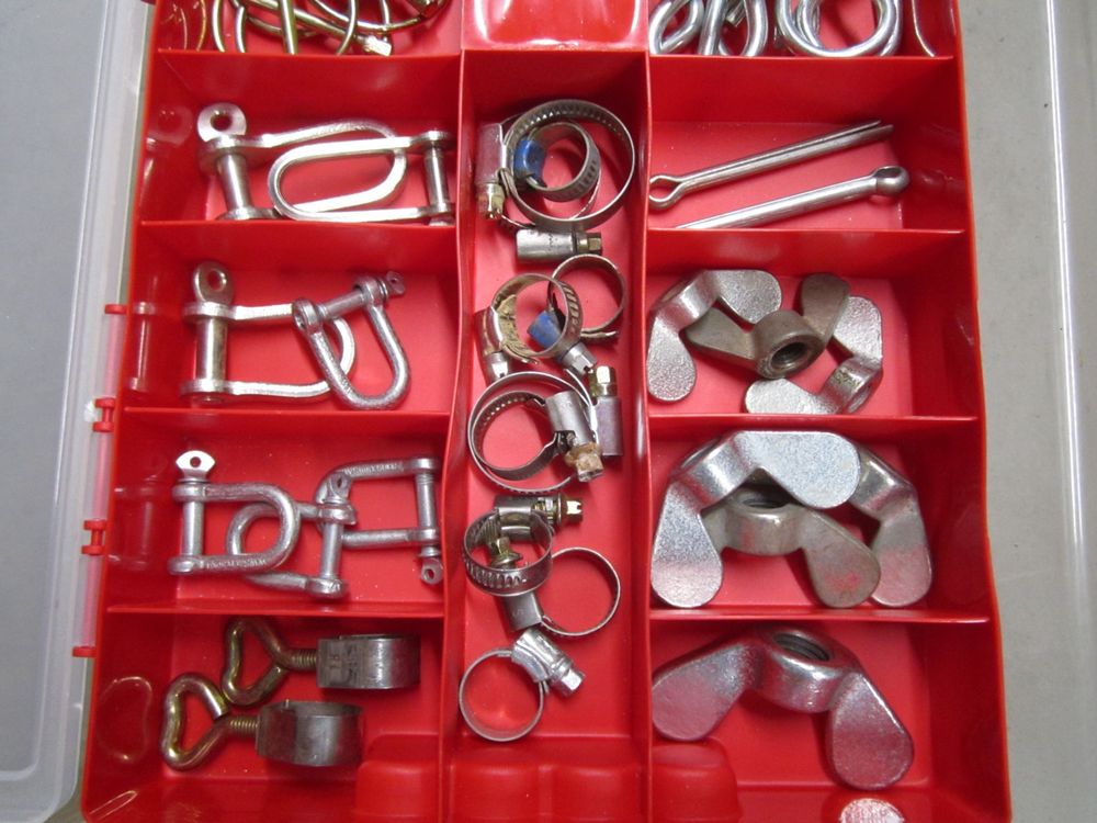 Sortimo-Box Splinten, Klappsplinten, Brieden, Flügelmuttern (Gebraucht ...