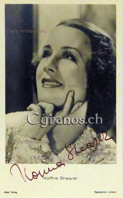 Norma Shearer (1902-1983) Schauspielerin - Autogramm (Gebraucht) in ...