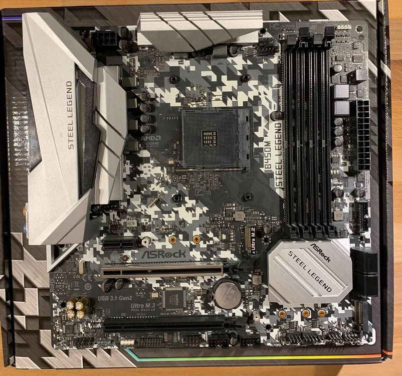 ASRock B450M Stell Legend Mainboard (Gebraucht) in Wiggiswil für CHF 40 ...