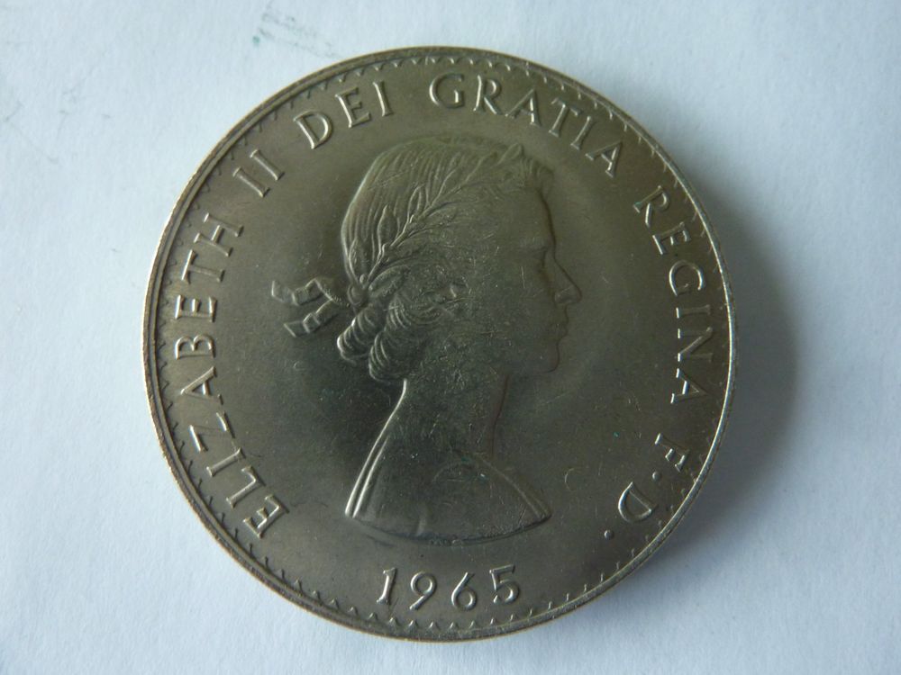 CHURCHILL MEDAILLE. ELIZABETH II DEI GRATIA REGINA F.D. 1965 (Gebraucht) in Zürich für CHF 2.5 ...