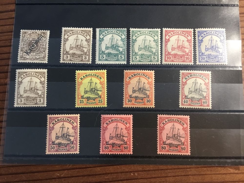 Karolinen deutsche Kolonie Lot (Gebraucht) in Roggwil TG für CHF 6 – mit Lieferung auf Ricardo ...