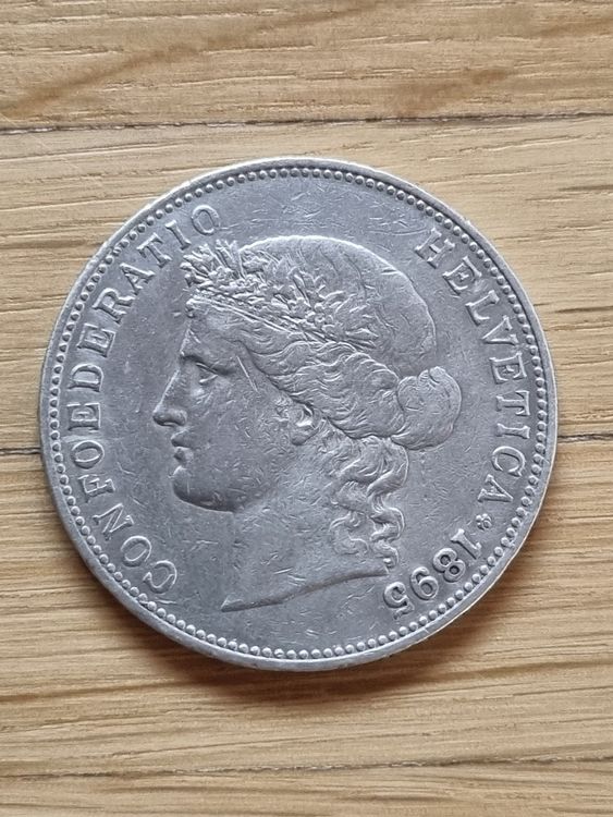 5 Franken 1895 Frauenkopf - RAR! (Gebraucht) in Mels für CHF 475 – mit Lieferung auf Ricardo kaufen