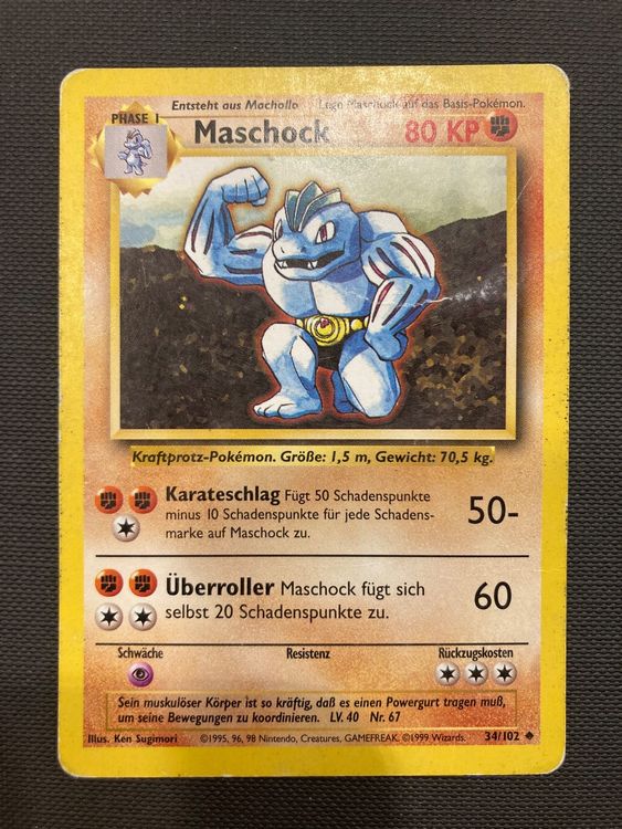 Maschock Base Set Pokémon TCG | Kaufen auf Ricardo