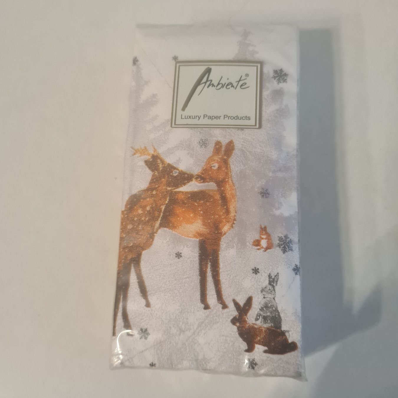 Ambiente Taschentücher Rehe Winterzeit, 10 Stk, Neu! (Neu und ...
