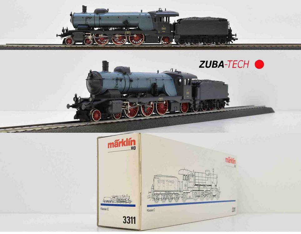 Märklin 3311 Dampflok Klasse C K.W.St.E.H0 WS Analog mit OVP (Gebraucht ...