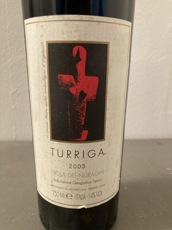 Turriga Isola Dei Nuraghi 2003 750 ML (Gebraucht) in Basel für CHF 70 ...