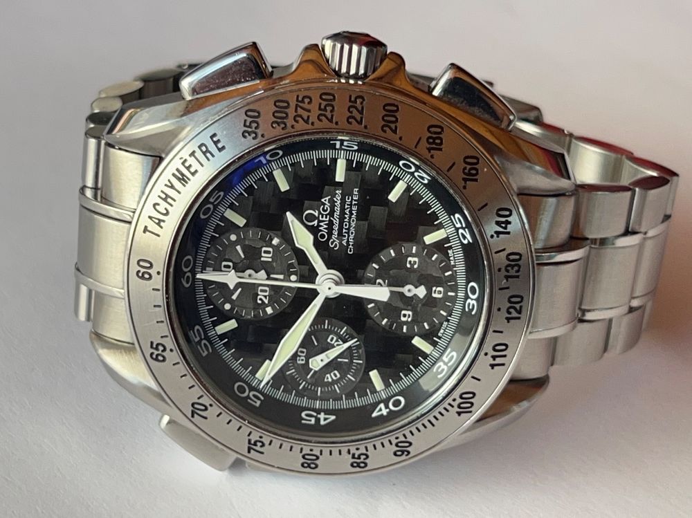 Omega Speedmaster Chronograph Split Second Carbon 42mm Steel | Kaufen ...