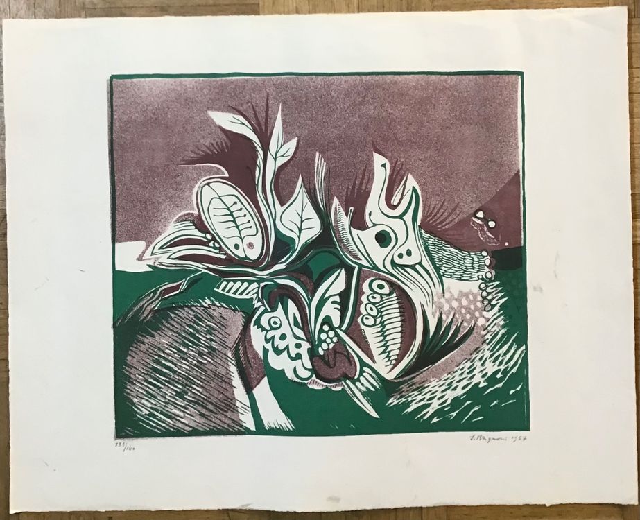 Serge BRIGNONI (1903-2002) Lithographie Handsigniert | Kaufen auf Ricardo