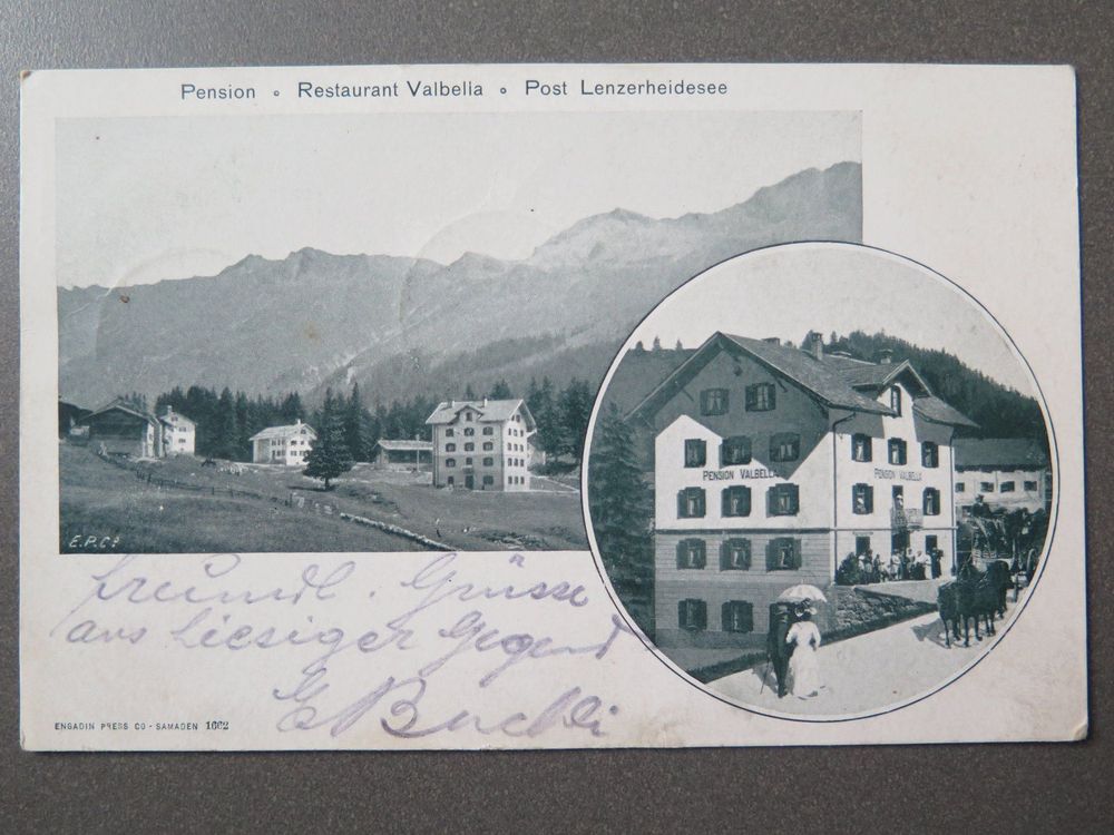 LENZERHEIDE - REST. VALBELLA - 1904 | Kaufen auf Ricardo
