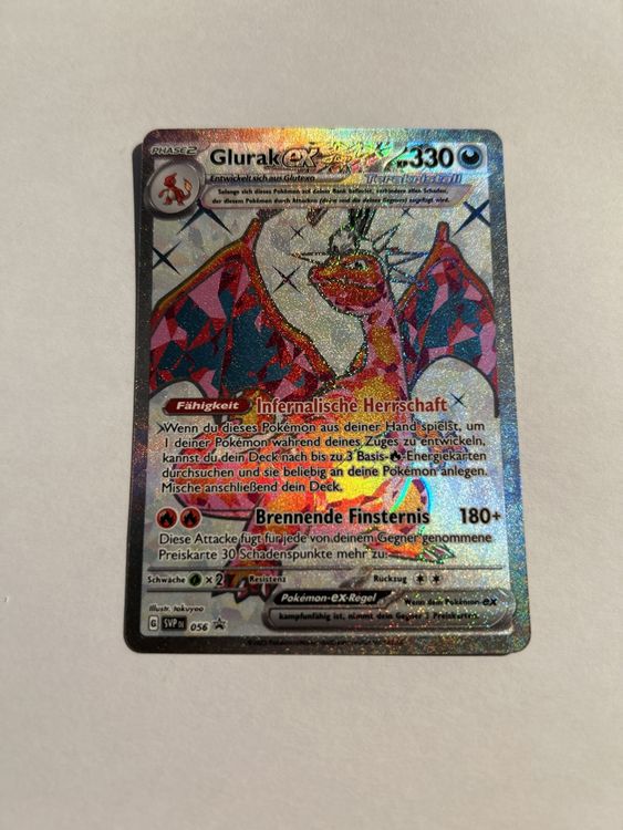 Glurak EX 056/054 Fullart Pokemonkarte Deutsch (Gebraucht) in Utzigen für CHF 7.5 – mit ...