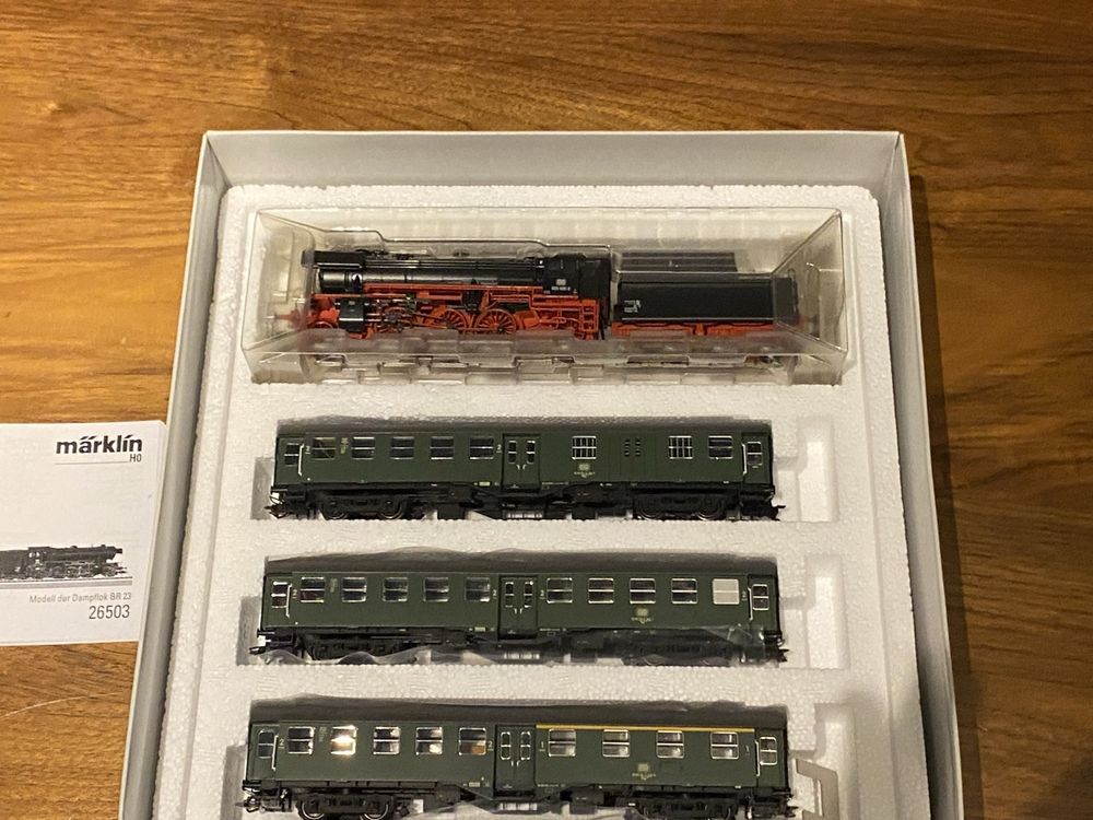 Märklin H0 Zugpackung 26503 Dampflok BR 023 Epoche IV (Gebraucht) in ...
